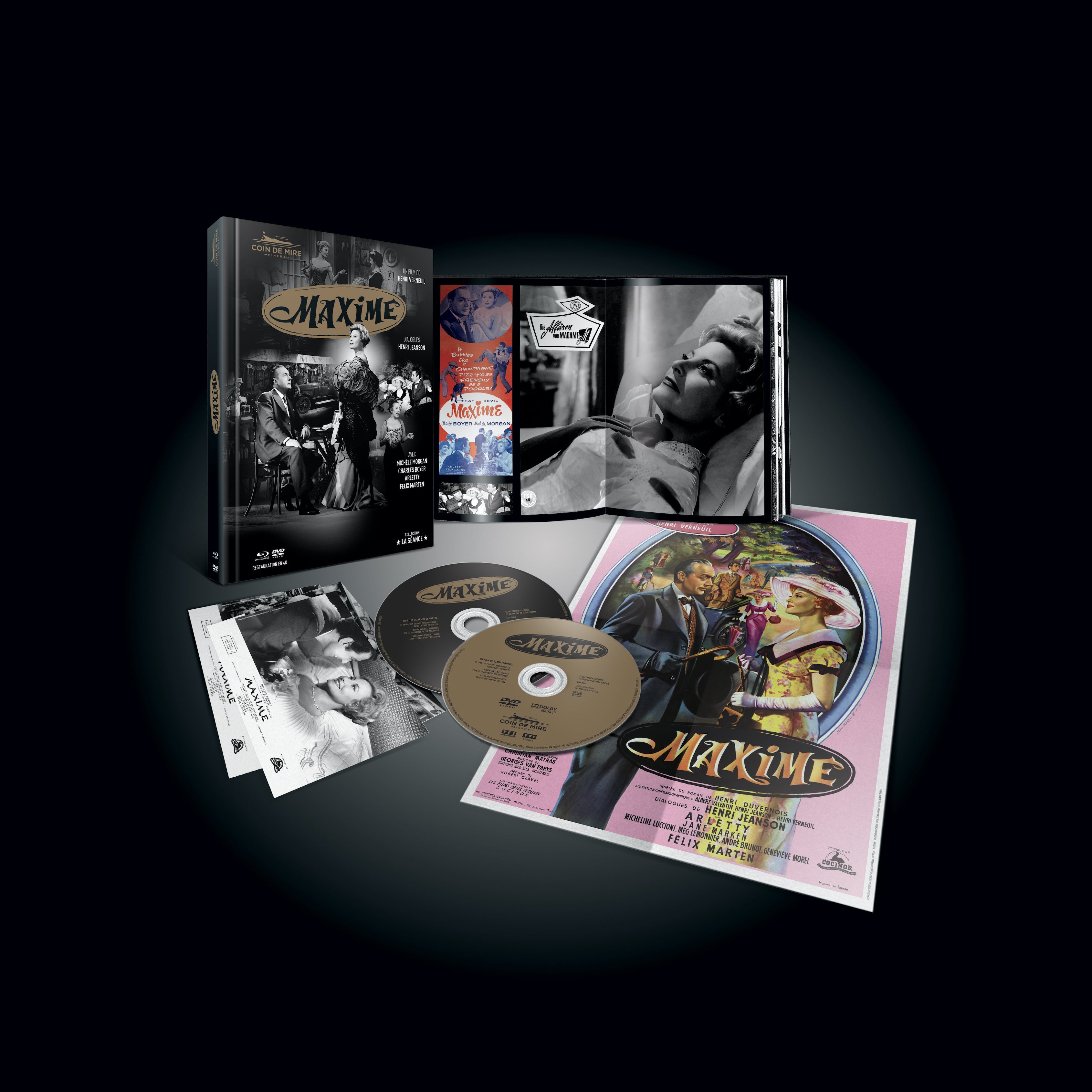 MAXIME film de 1958 comédie sur la femme libérée de la Belle époque ...